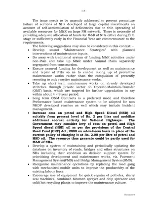 Government of India Ministry of Road Transport & Highways | PDF