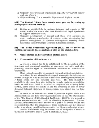 Government of India Ministry of Road Transport & Highways | PDF