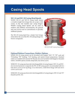 SPII Compact Wellhead - Worldwide Oilfield Machine Inc. | PDF