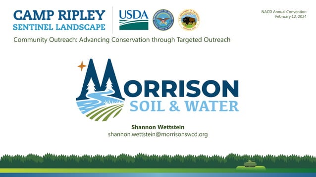 Camp Ripley Sentinel Landscape Breakout Session | PPT