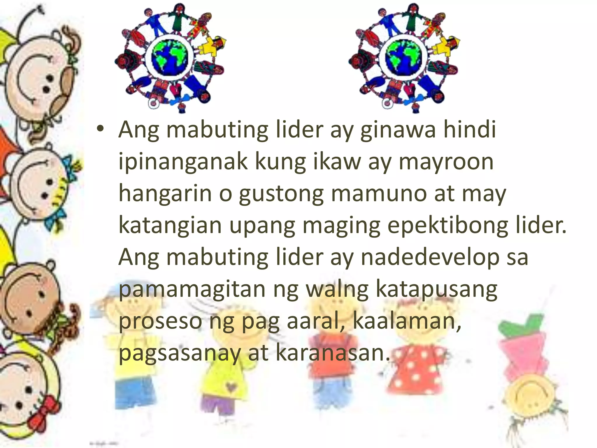 Leadership Training (Filipino) | PDF