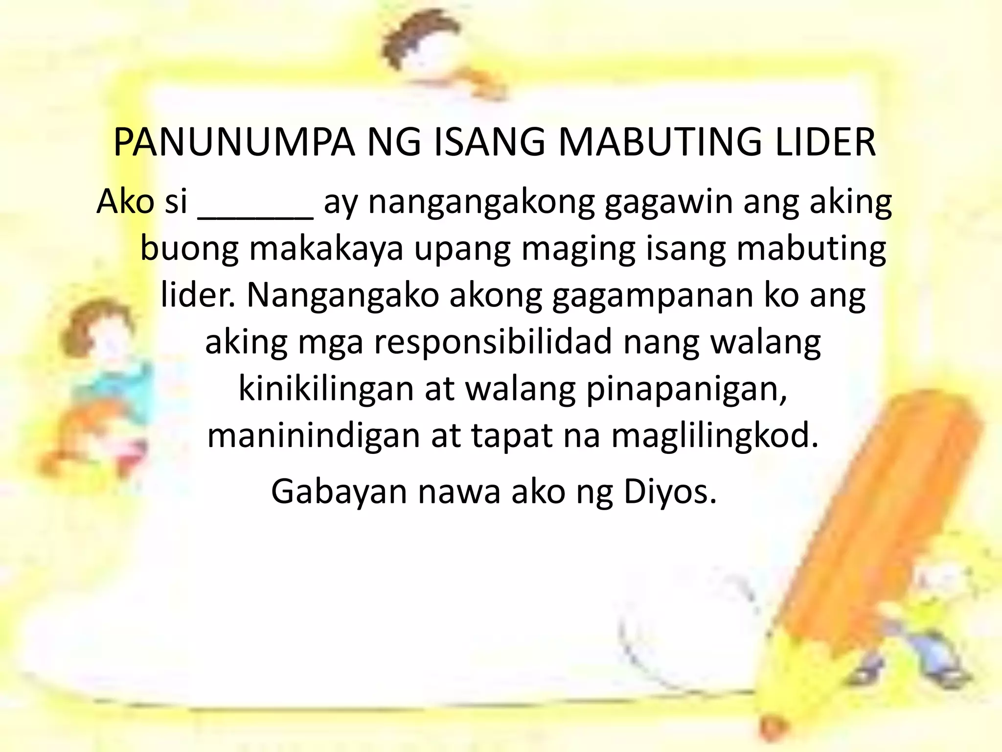 Leadership Training (Filipino) | PDF