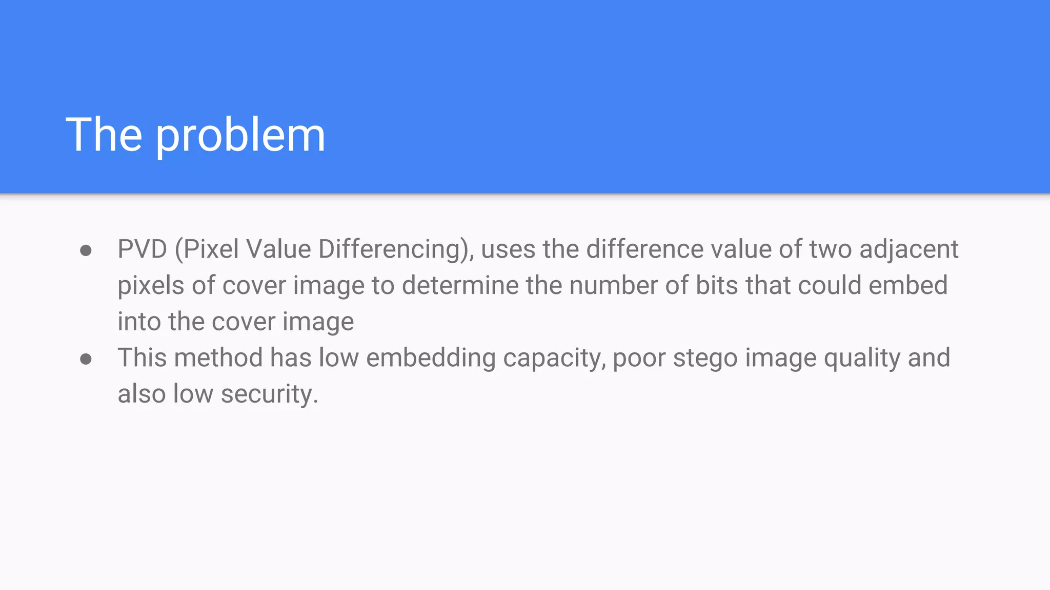 Image Steganography Method Based on PVD and Modulus Function | PPTX | Physics | Science