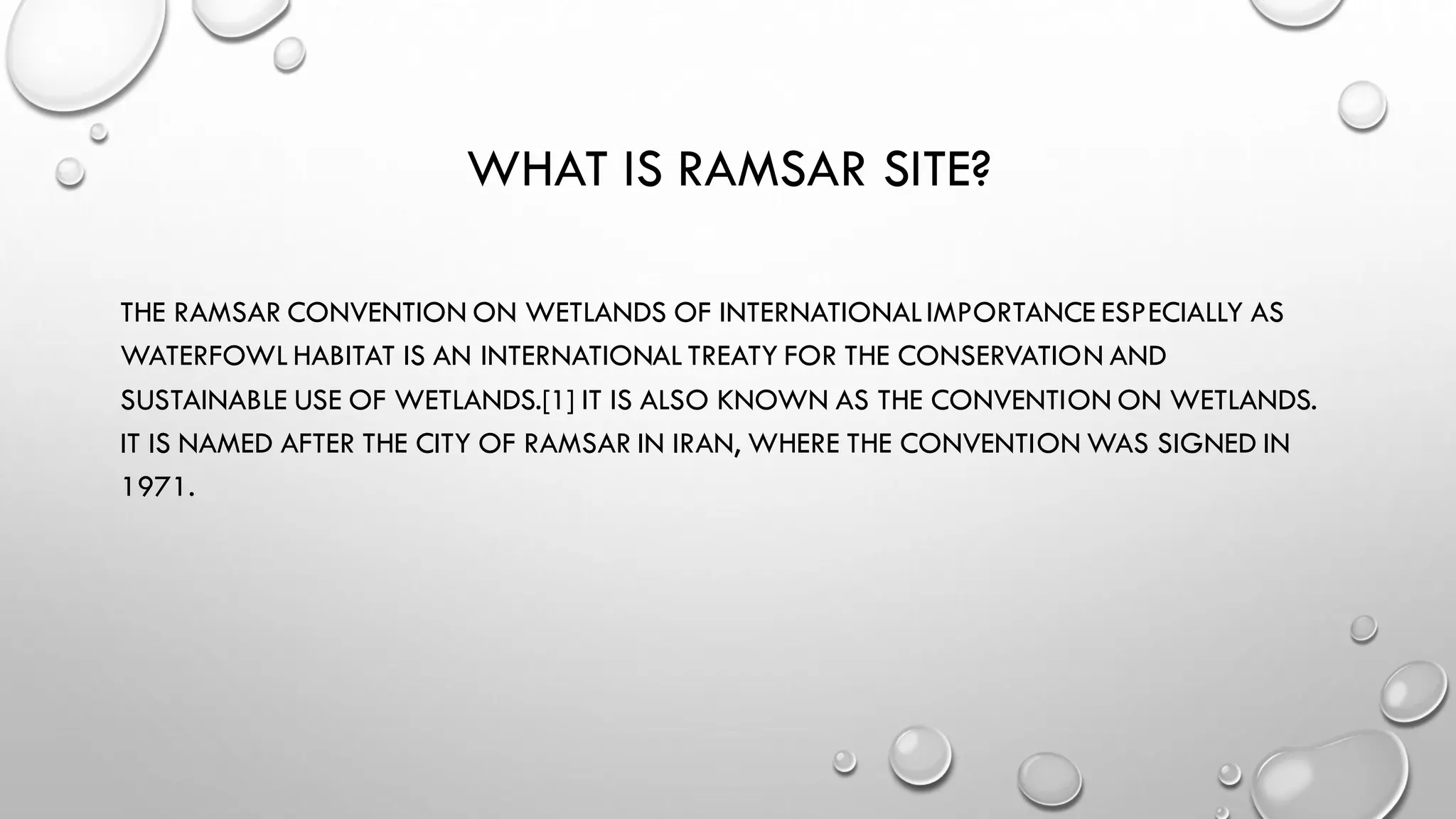 Ramsar site in india | PDF