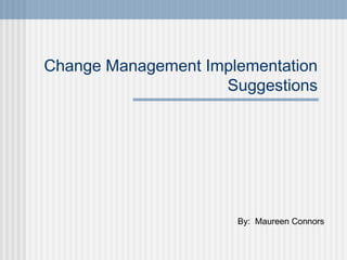 Change Management - ITIL | PPT