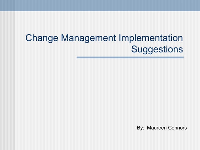 Change Management - ITIL | PPT | Business | Business and Finance