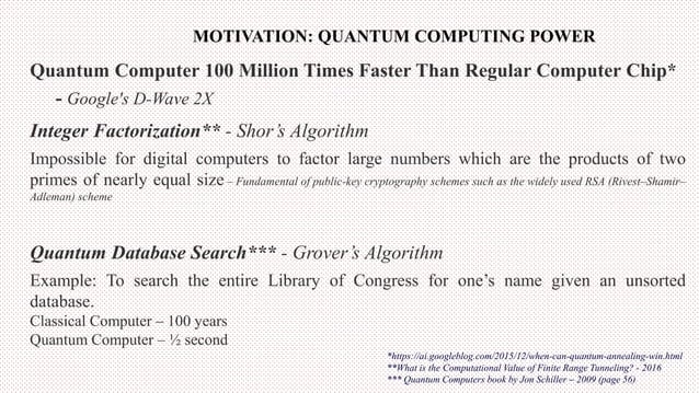 Quantum Computing Primer - Future of Scientific Computing: Opportunities for Disruptive Business ...