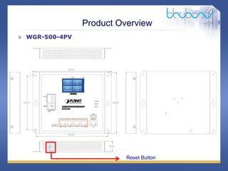 WGR-500-4PV Industrial Wall-mount Gigabit Router with PoE+ and LCD ...