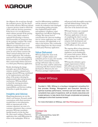 Pharmacy systems analysis | PDF