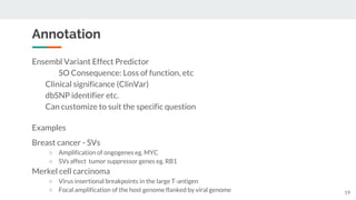 Whole Genome Sequencing Analysis | PPTX