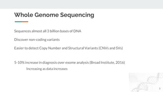 Whole Genome Sequencing Analysis | PPTX