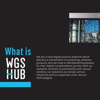 About WGS HUB | PDF | Business | Business and Finance
