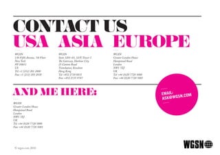 Wgsn fontis launch | PDF