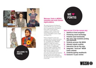 Wgsn fontis launch | PDF
