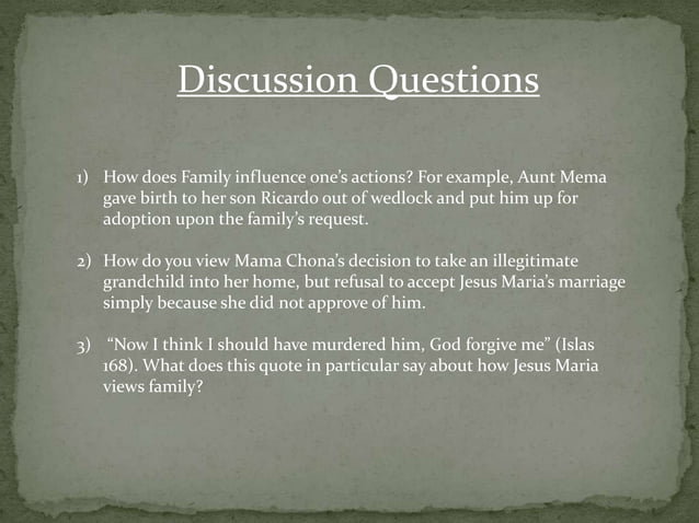 Rain God Discussion | PPT