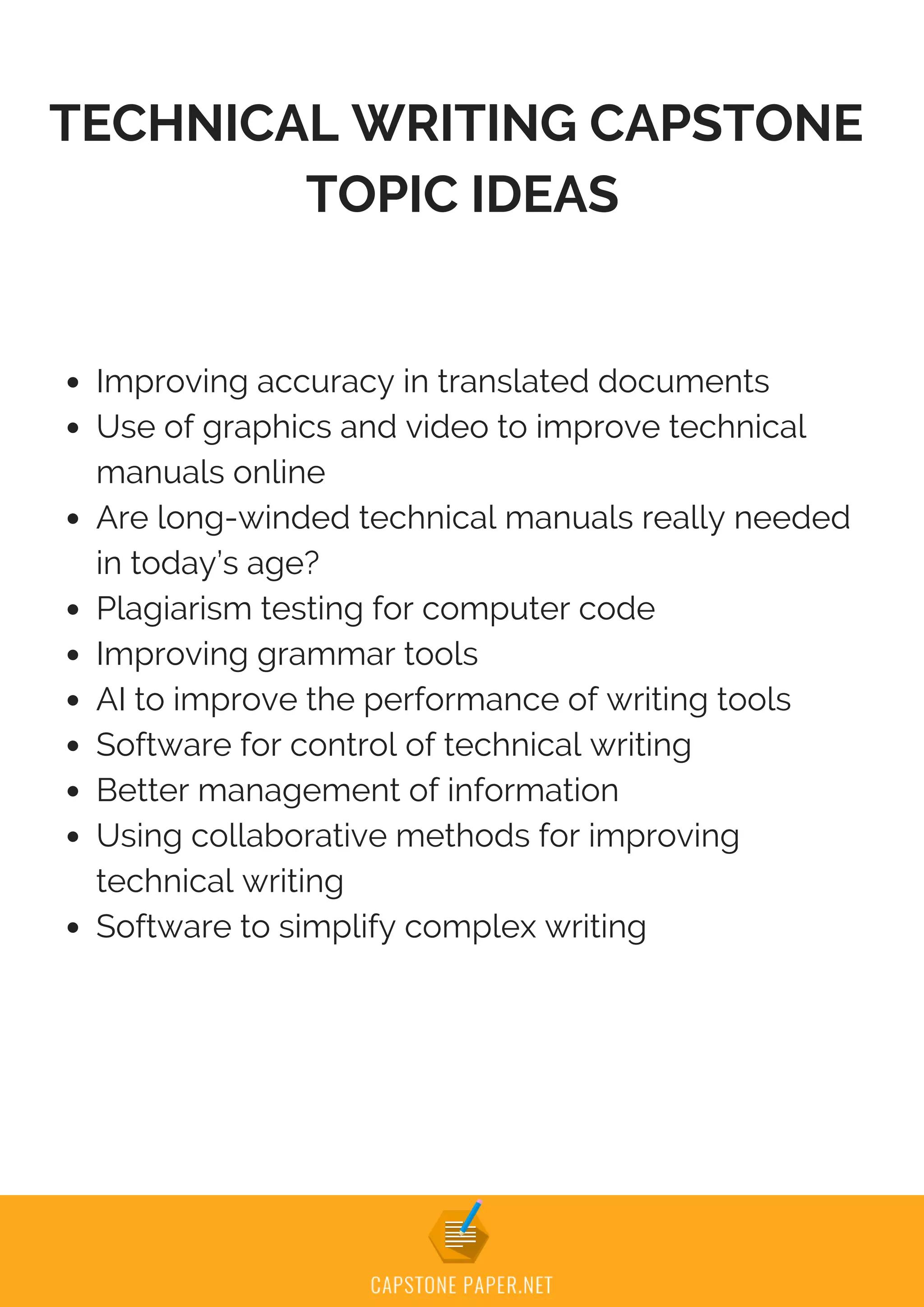 WGU Capstone Topic Ideas | PDF