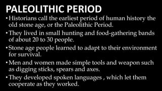 Pre-History | PPTX