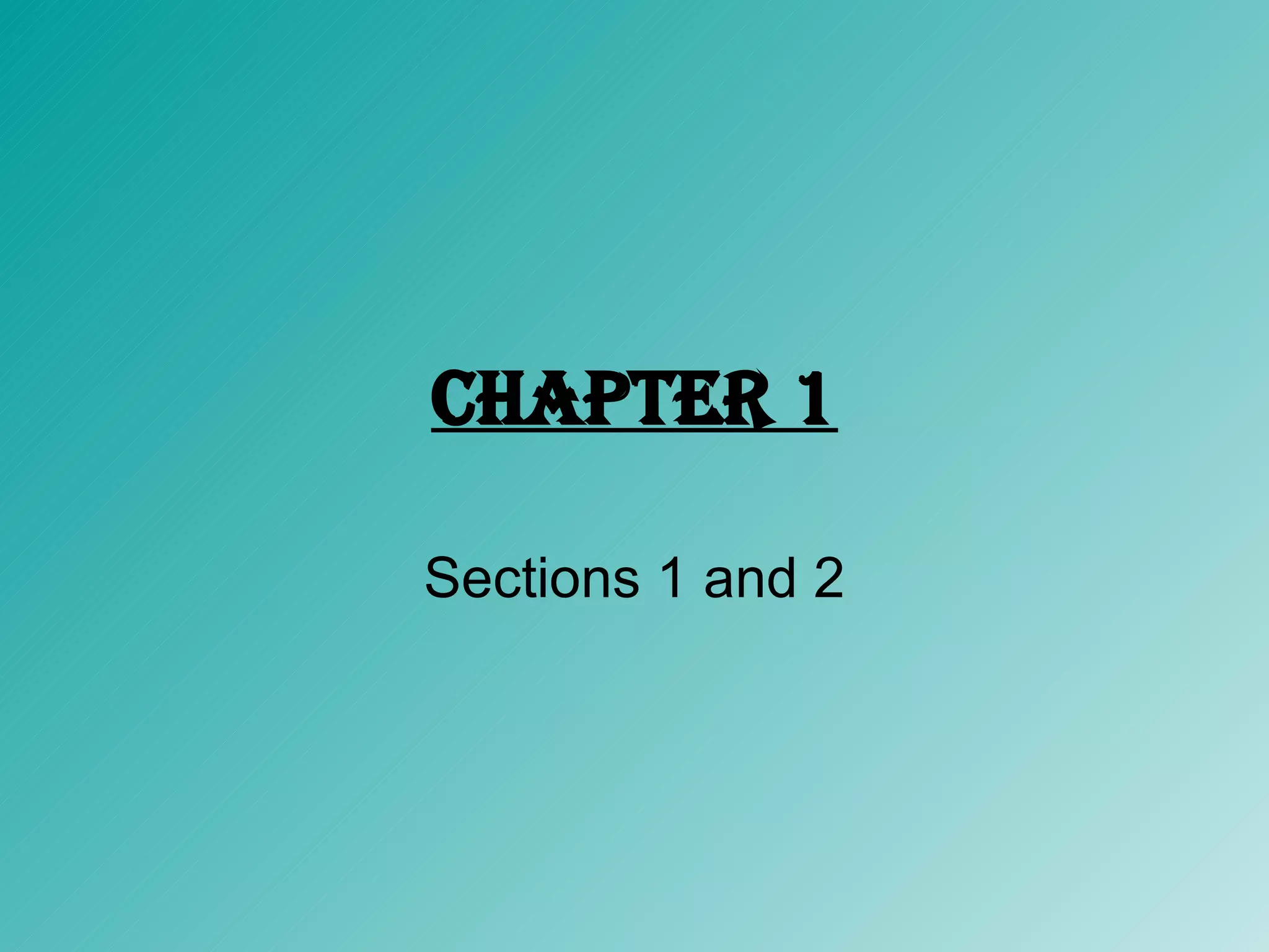 World History Chapter 1, Sections 1-2 | PPT