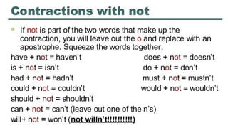 WH Question and Contraction | PPT