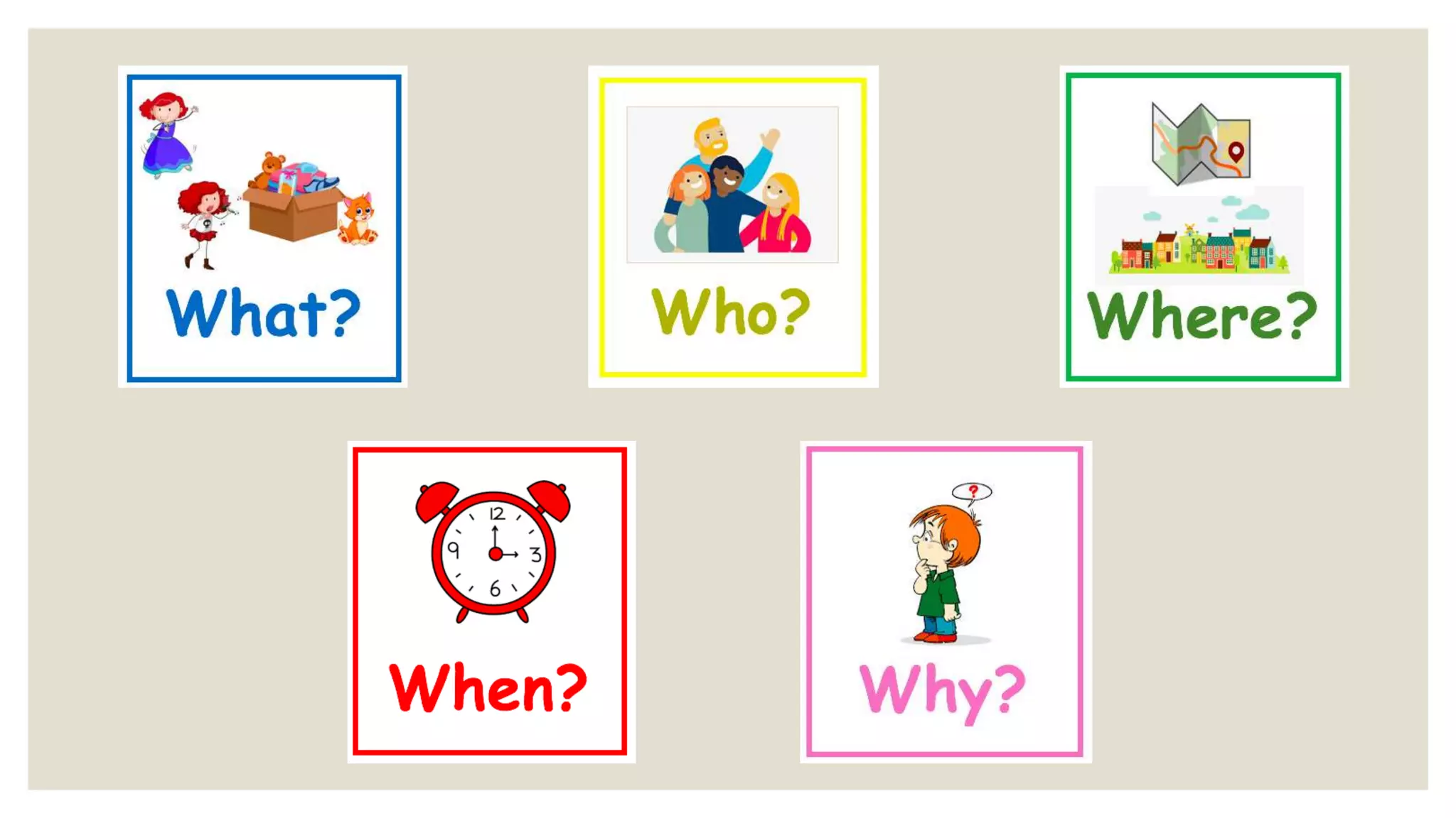 WH Question words - Fun activities | PPTX