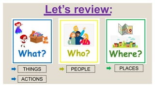 WH Question words - Fun activities | PPTX