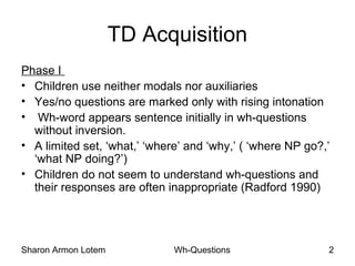 Wh questions by ami | PPT