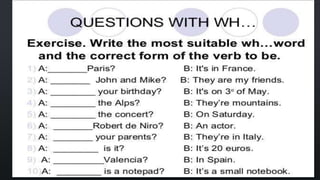 Wh questions post | PPTX