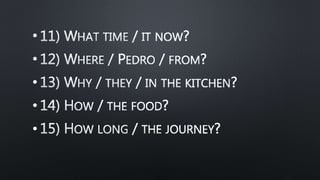 Wh questions post | PPT