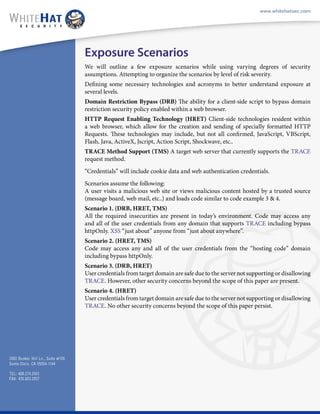 XST - Cross Site Tracing | PDF