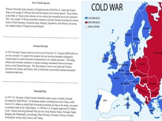 Cold War Map and Timeline | PPT