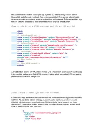 Applink / deeplink | PDF