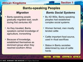World History Ch. 10 Section 1 Notes | PPT
