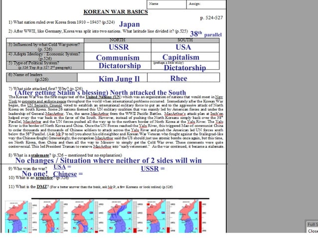 Cold War: Korean War | PPT
