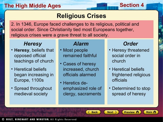 World History Ch. 14 Section 4 Notes | PPT