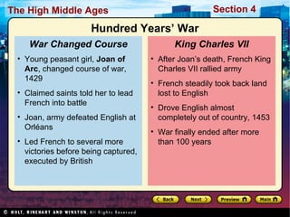 World History Ch. 14 Section 4 Notes | PPT