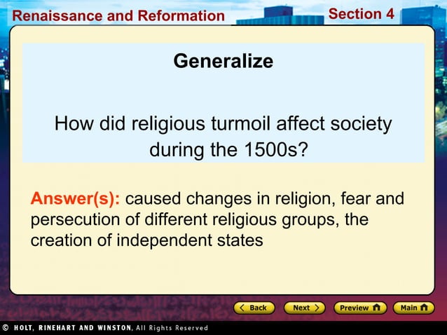 World History Ch. 15 Section 4 Notes