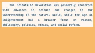 World History 2 The Scientific Revoluton and the Age of Enlightenment | PDF
