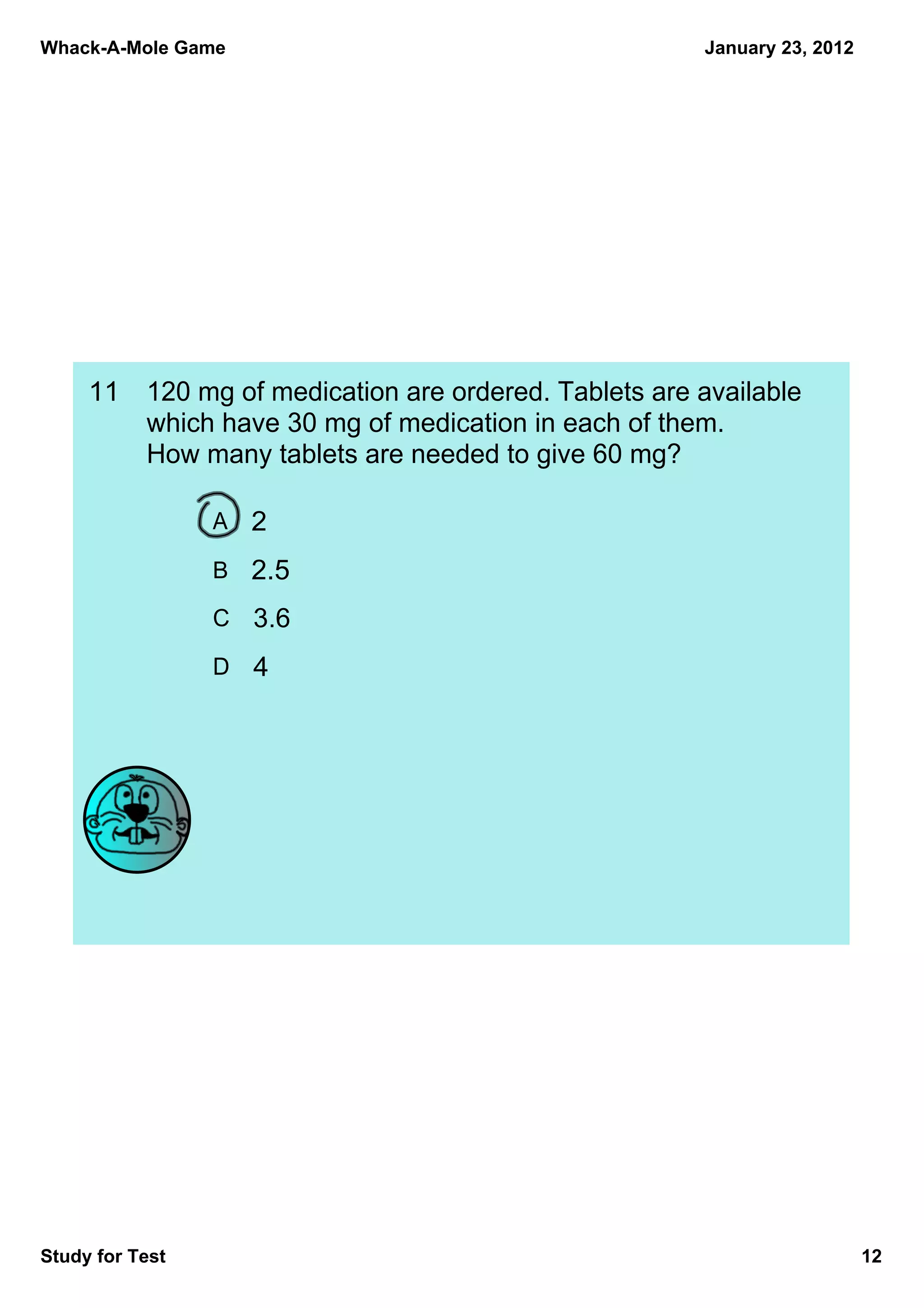 Whack a-mole review | PDF