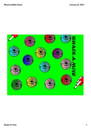 Whack a-mole review | PDF