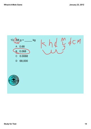 Whack a-mole review | PDF