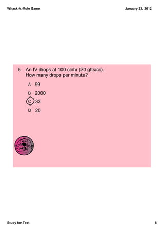 Whack a-mole review | PDF