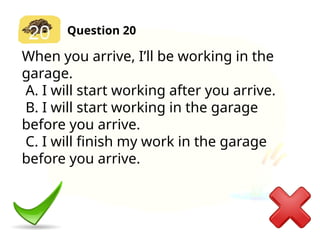 Interactive English Grammar Quiz: Future Tense Practice and Usage | PPTX