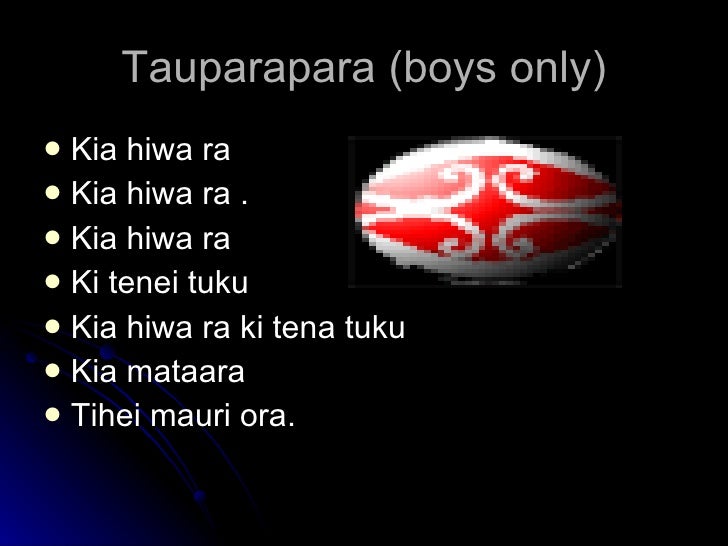 Whaikoreo Maori Speech Instructions