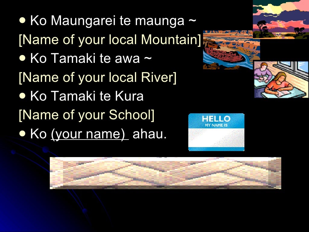 Whaikoreo Maori Speech Instructions