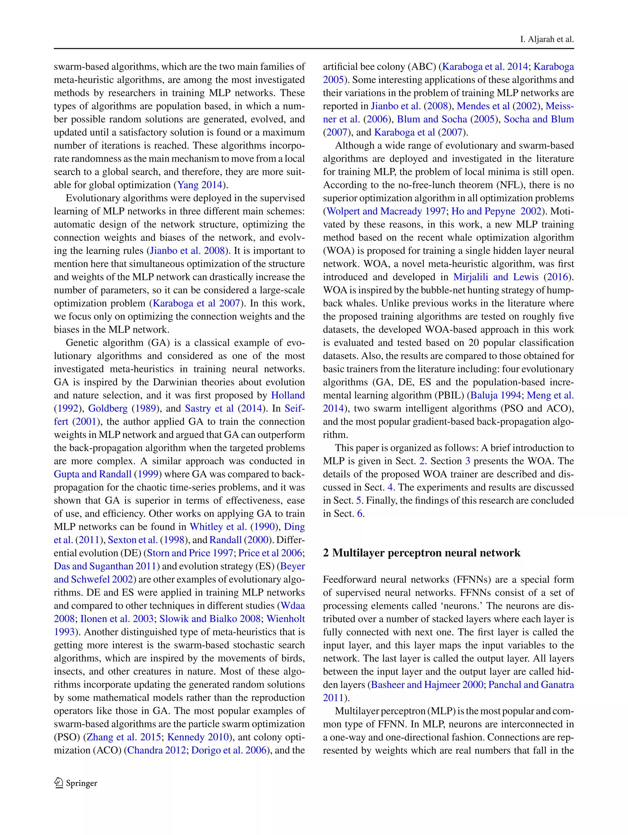 Whale optimization mirjalili | PDF