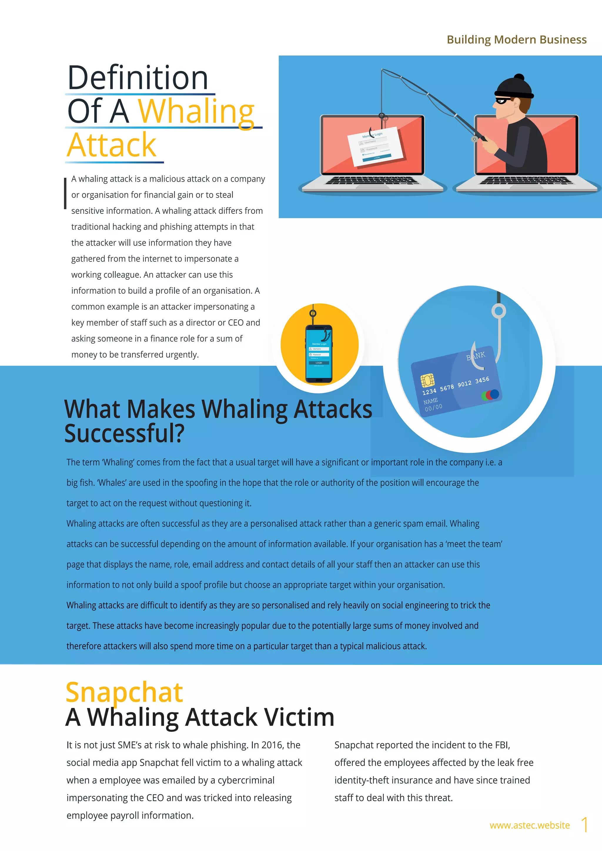 Data Security: A Guide To Whale Phishing | PDF