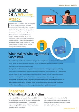 Data Security: A Guide To Whale Phishing | PDF