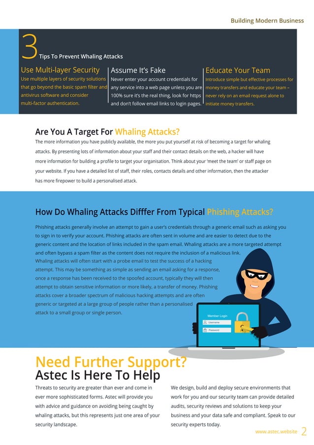 Data Security: A Guide To Whale Phishing | PDF | Internet Safety ...