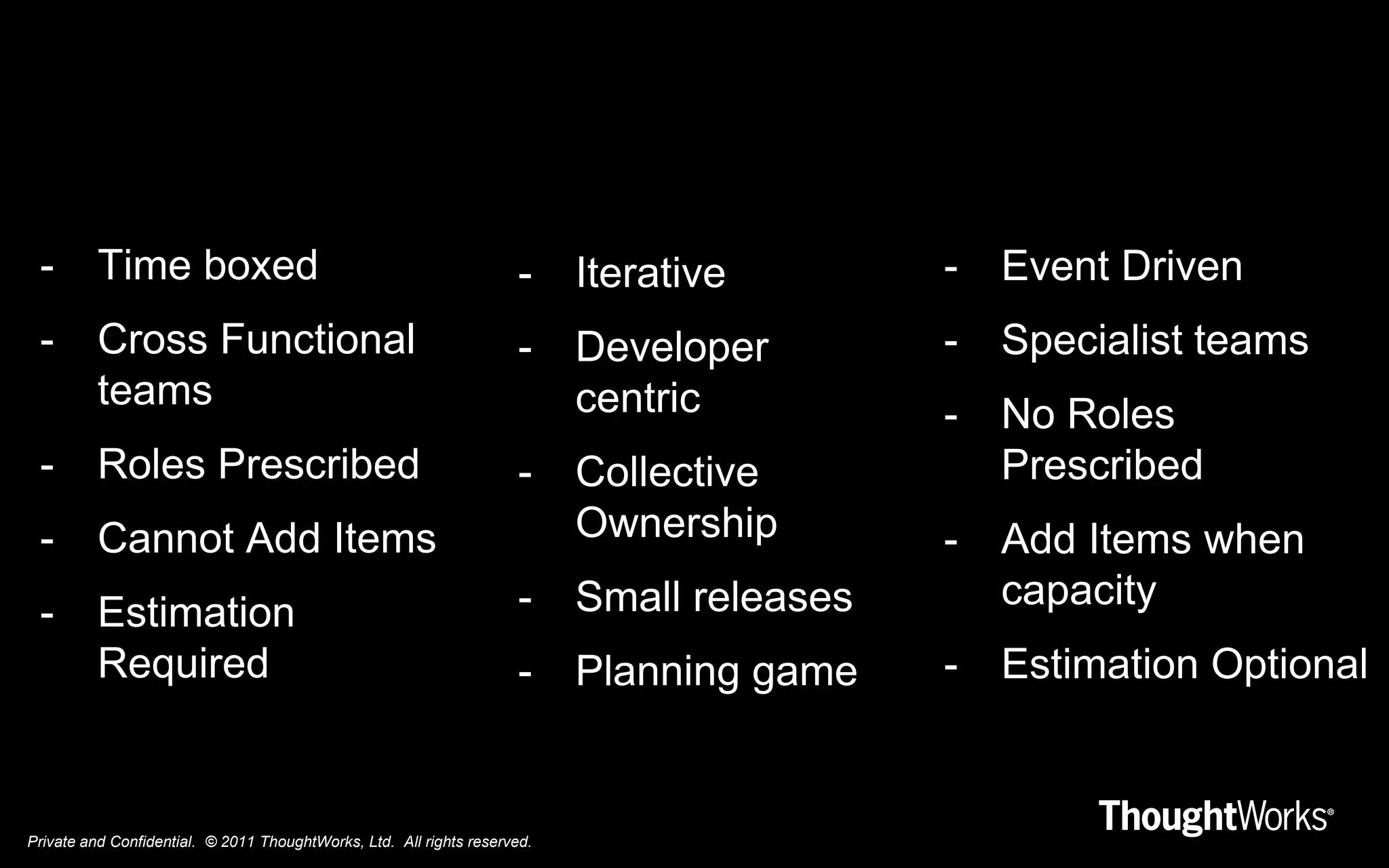 I Don't Do Agile. I Am Agile | PPT