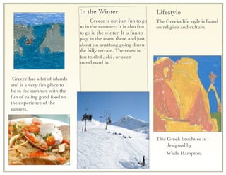 Whampton greece brochore | PDF | Europe Travel | Travel Locations